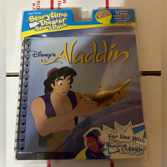 viacom international | Other | Rare Disney Aladdin Storytime Theater ...
